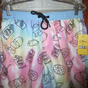 Neff | Shorts | Neff Homer Simpson Shorts Board Swim Trunks Mens Tie ...